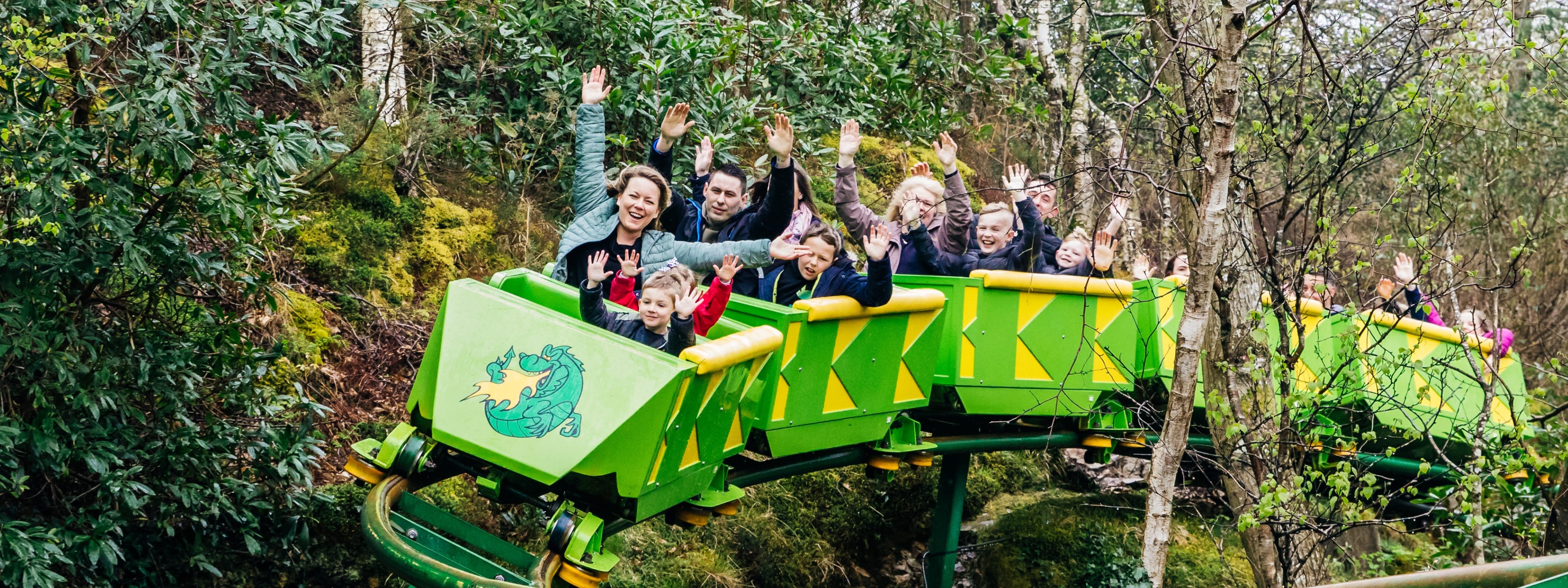 Green Dragon Roller Coaster - Greenwood Family Park